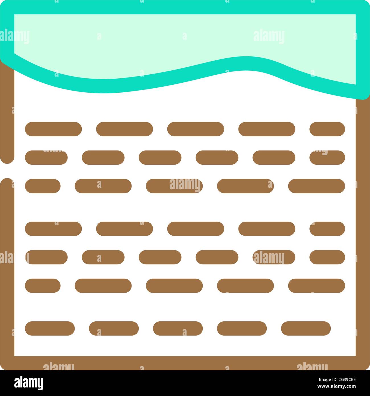 field peat color icon vector illustration Stock Vector Image & Art - Alamy