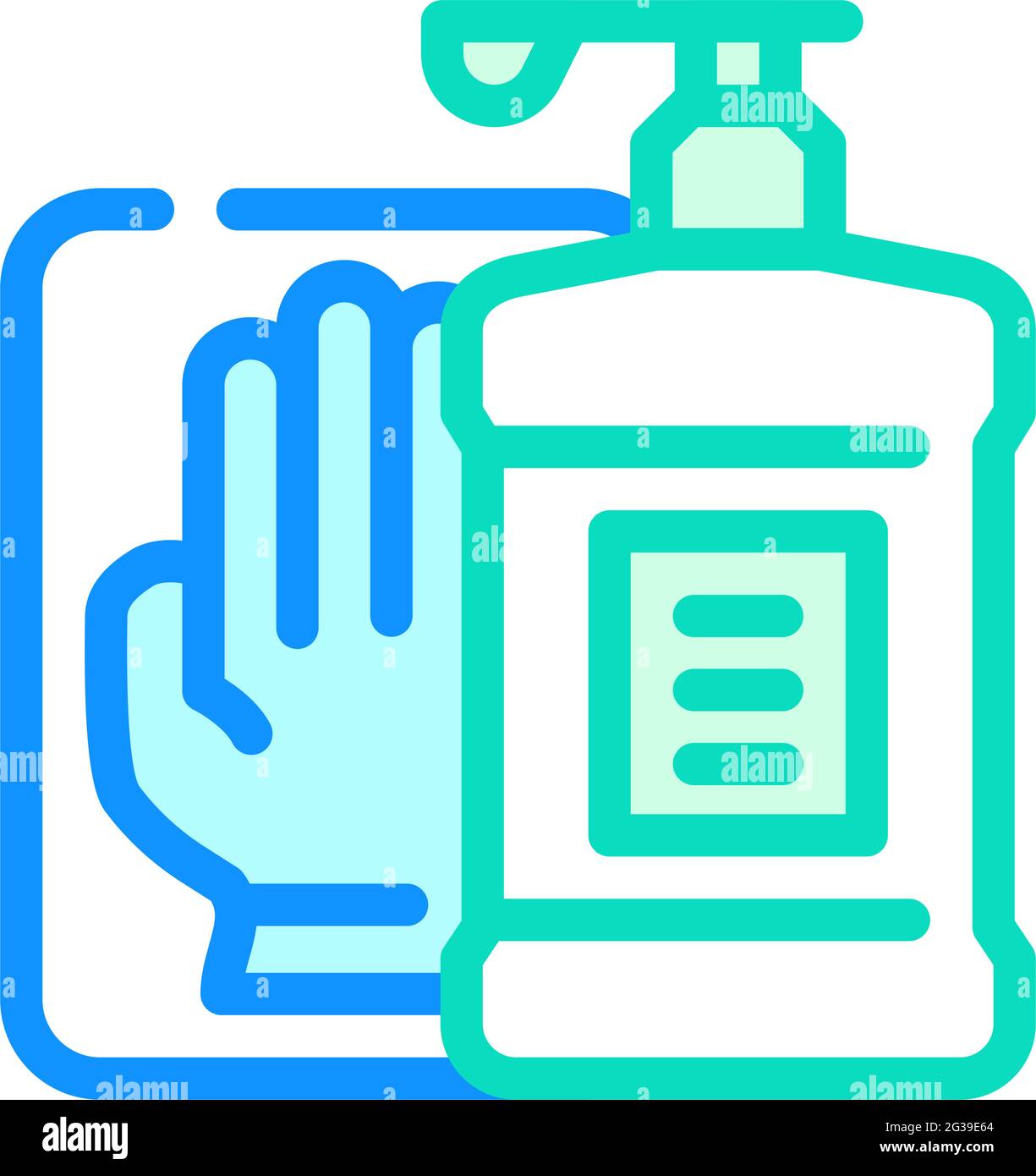 Antiseptic gloves in canteen color hi-res stock photography and images ...