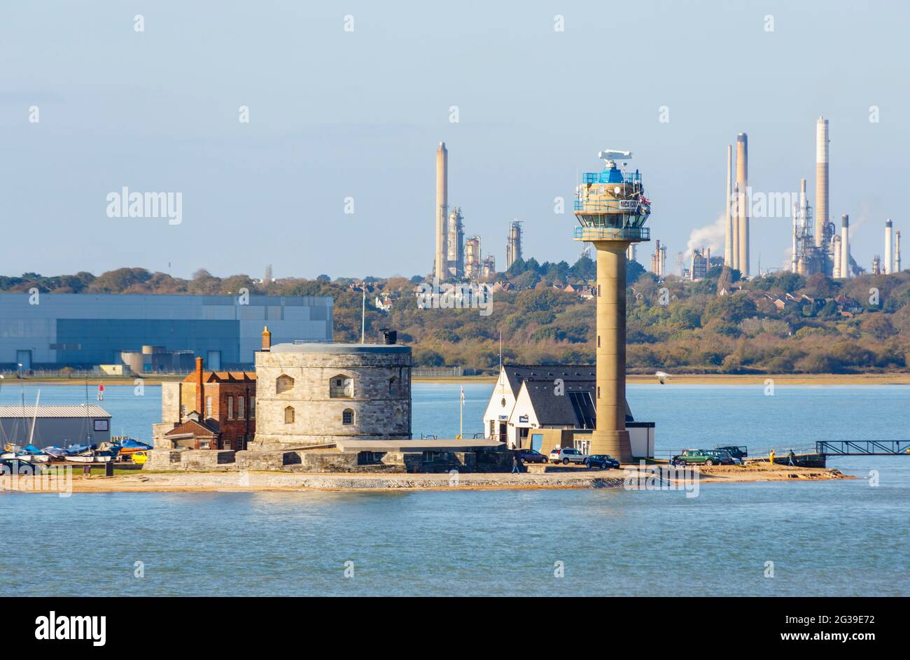 Calshot Castle, an artillery Device Fort built by Henry VIII on Calshot ...