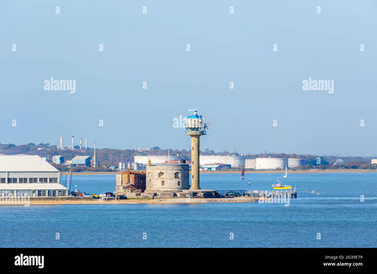 Calshot Castle, an artillery Device Fort built by Henry VIII on Calshot ...