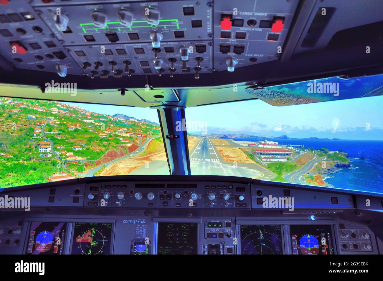 From An A320 Cockpit High Resolution Stock Photography and Images - Alamy