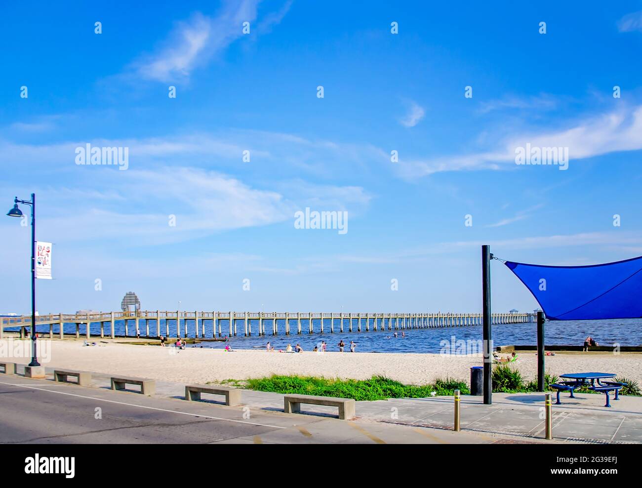 Pascagoula beach park pier hi-res stock photography and images - Alamy