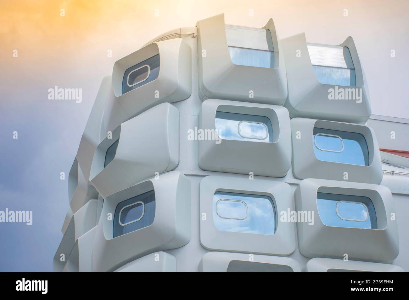 Graz, Austria-25.04.2021: Apartments in Argos modern residential ...