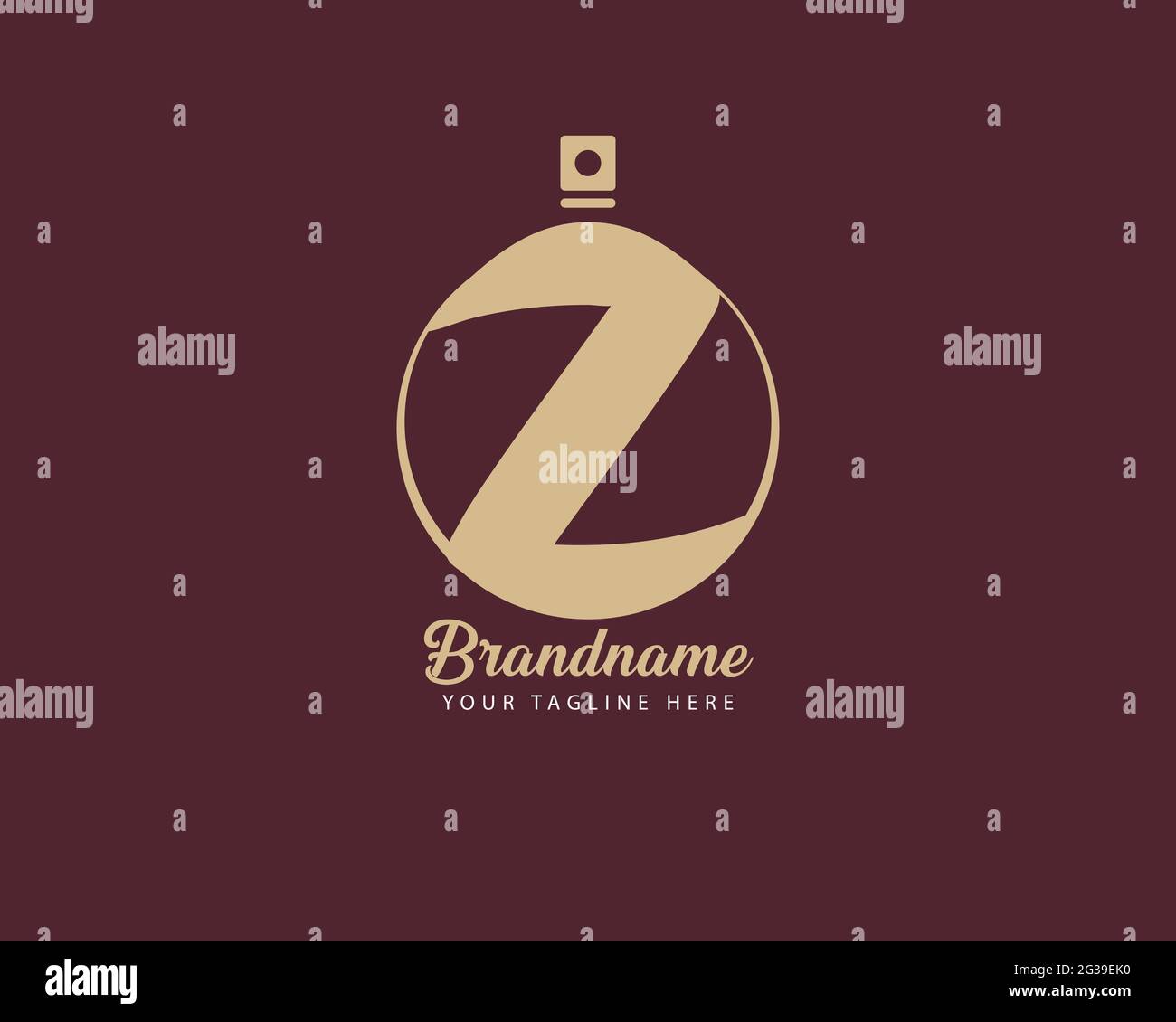 Z perfume logo vector vectors hi-res stock photography and images - Alamy