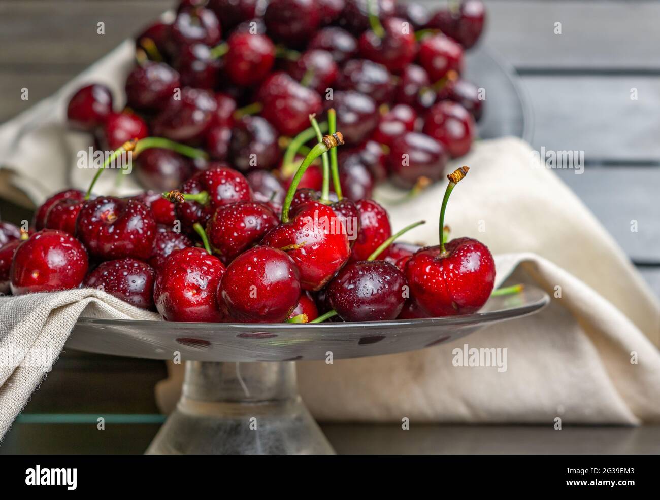 fresh summer cherries Stock Photo - Alamy