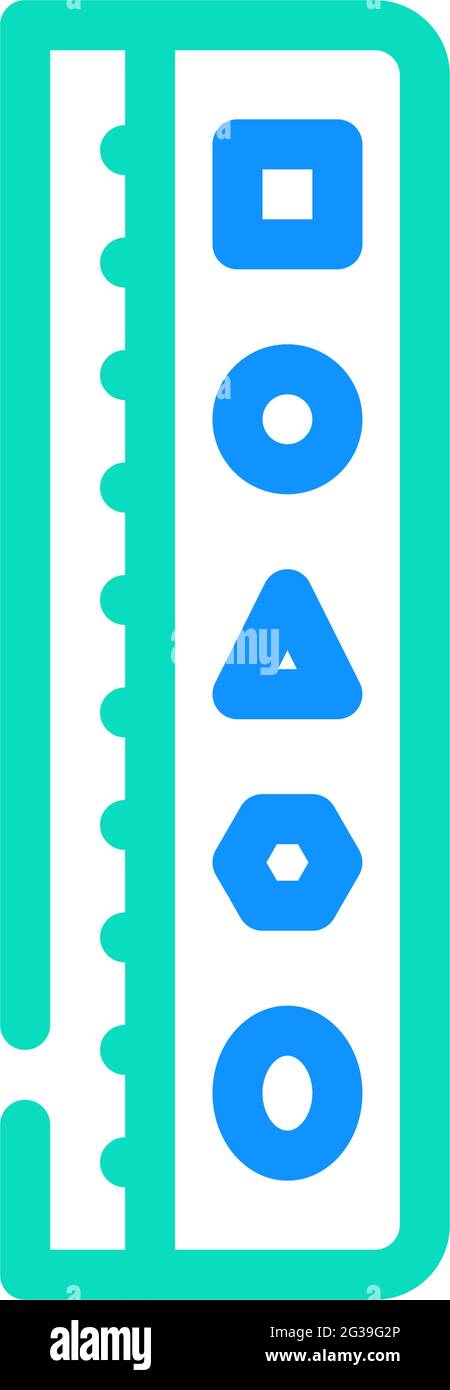 roller stationery tool color icon vector illustration Stock Vector ...