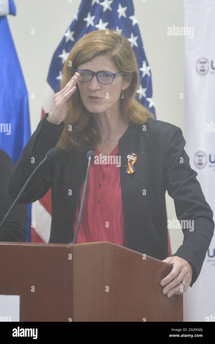 San Salvador, El Salvador. 14th June, 2021. USAID Administrator ...
