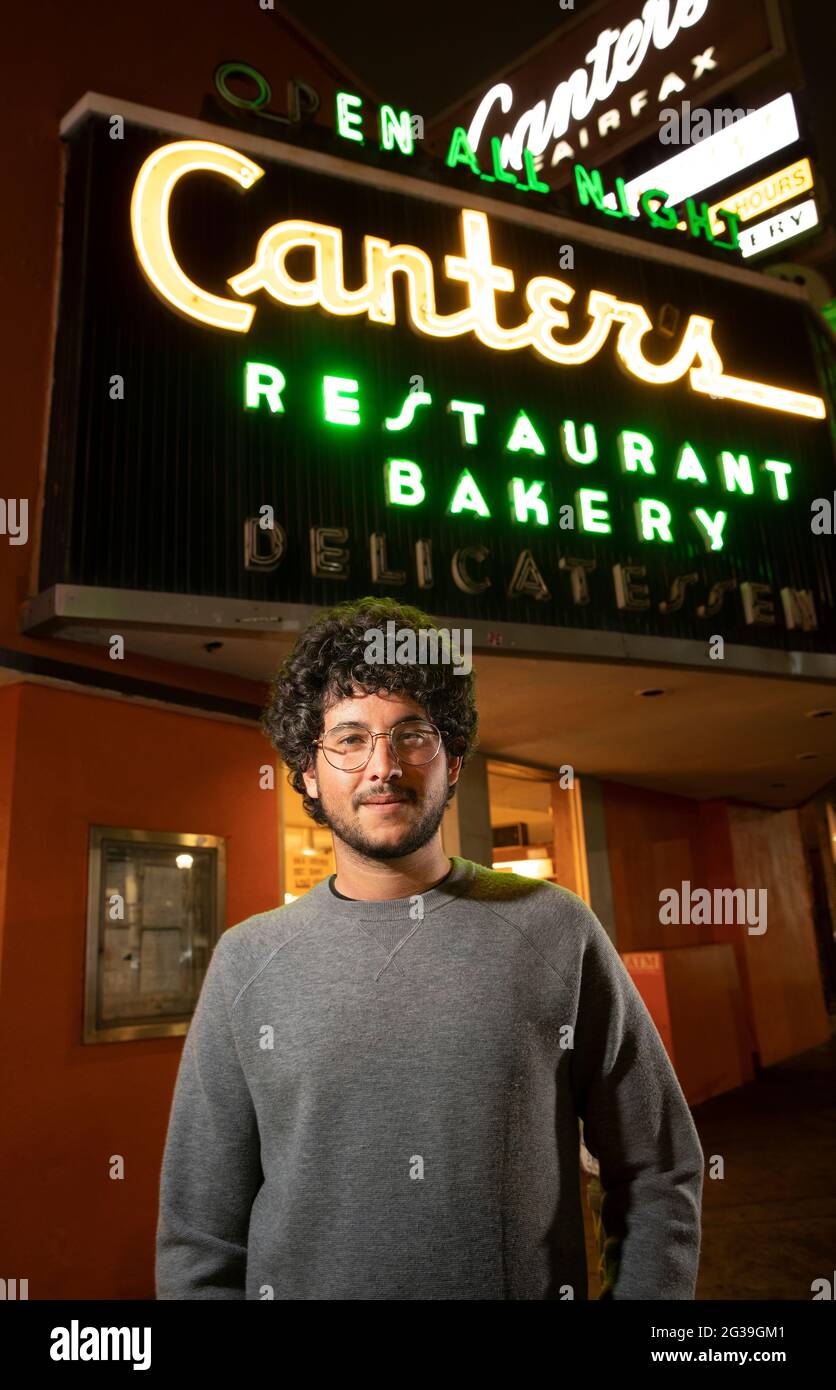 Alex Canter in Canter’s Restaurant in Los Angeles, California on 7th ...