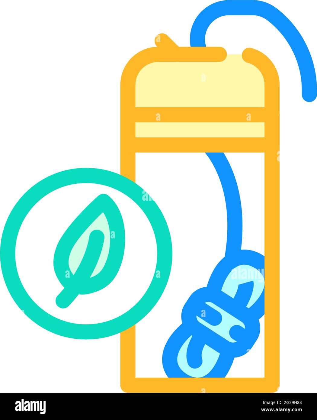 dental floss zero waste color icon vector illustration Stock Vector ...