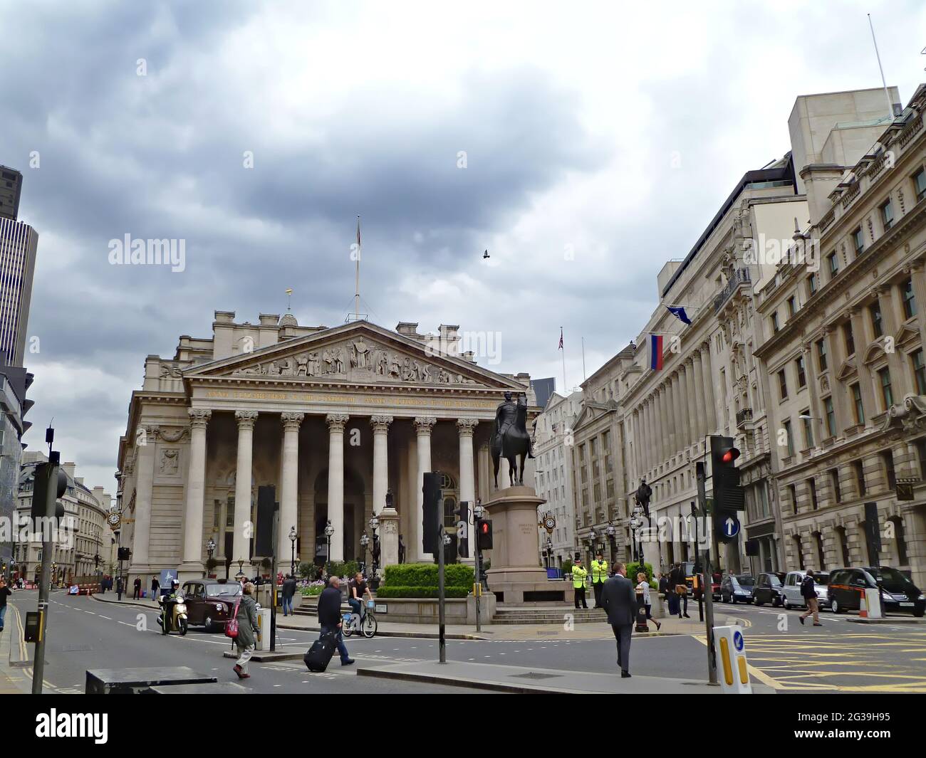 LONDON, UNITED KINGDOM - Apr 13, 2011: Historic building of Bank of ...