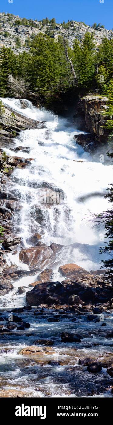 Hidden falls jackson hole hi-res stock photography and images - Alamy