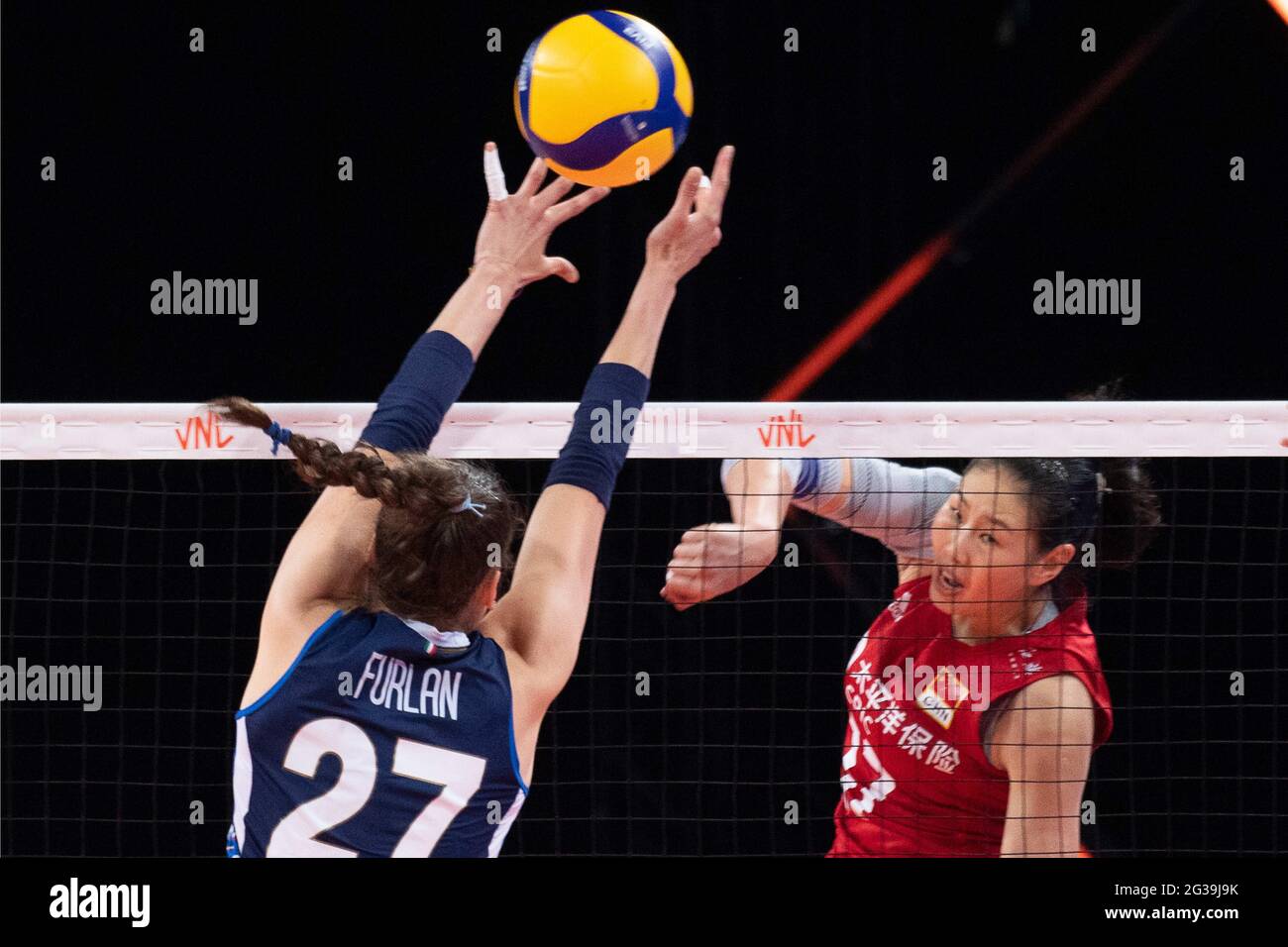 Volleyball nations league italy hi-res stock photography and images - Alamy