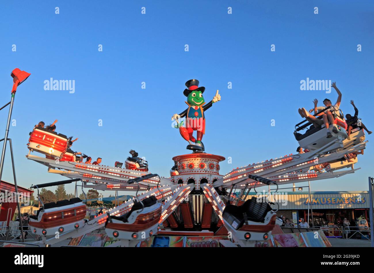 Hunstanton Funfair, Fair, Fairground, Pleasure Beach, Norfolk, England ...