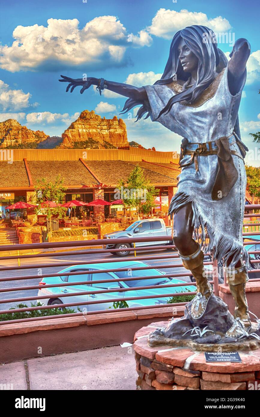 “Birdwoman: Sacagawea & Pomp” by John M. Soderberg, sculpture , Sedona ...