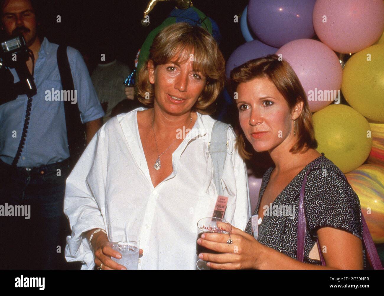 Penny Marshall and Carrie Fisher Circa 1980's Credit: Ralph Dominguez ...