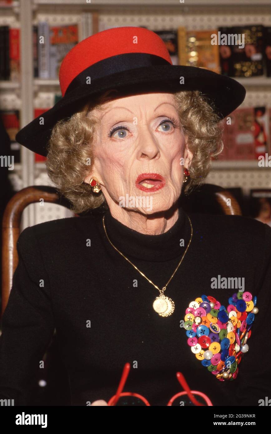 Bette Davis Promoting her New Book "This & That" on February 13, 1988 ...