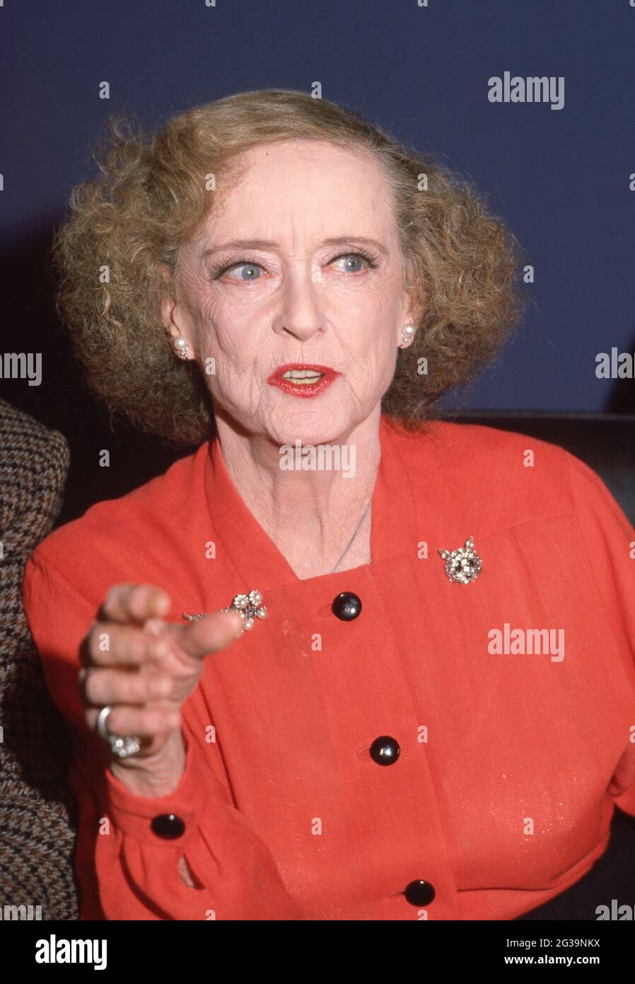 Bette Davis Circa 1980's Credit: Ralph Dominguez/MediaPunch Stock Photo ...