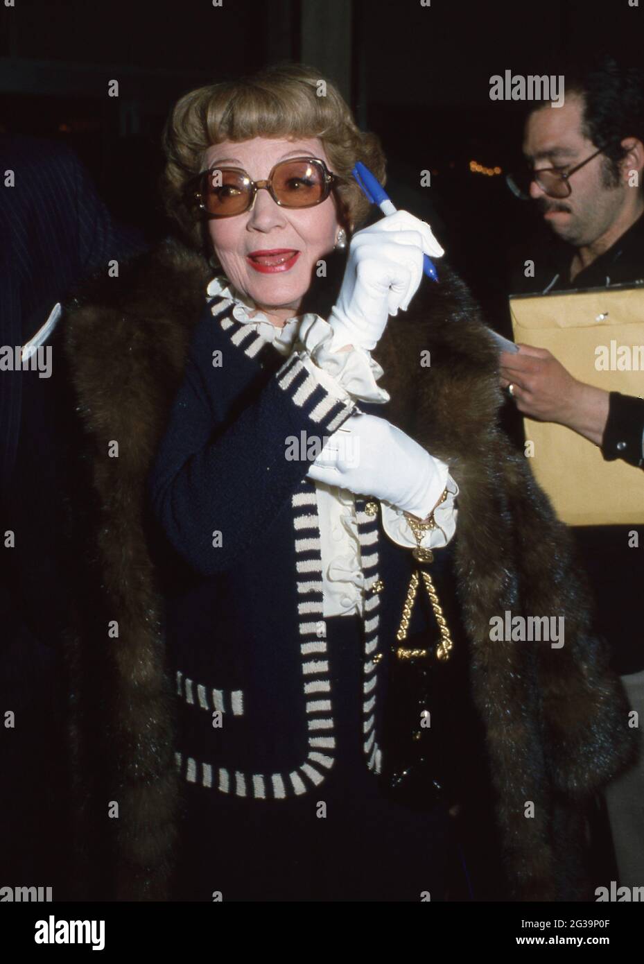 Claudette Colbert Circa 1980's Credit: Ralph Dominguez/MediaPunch Stock ...