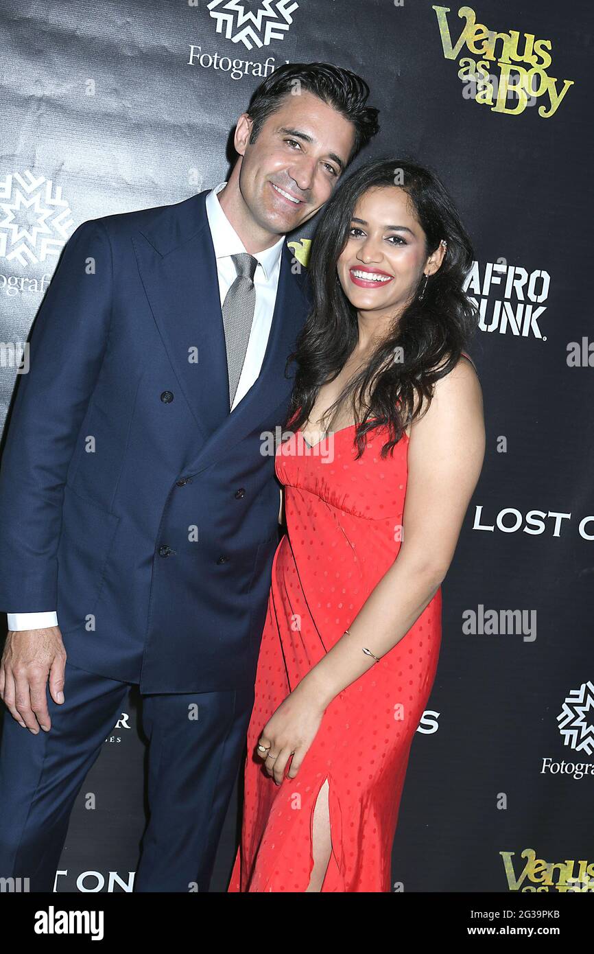 Gilles Marini and Shavya Samala attend The Tribeca Festival 2021 Red Carpet Screening of "Venus ...