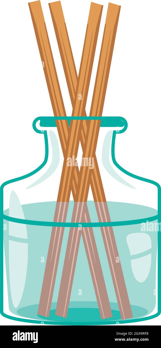 Aroma reed diffuser sticks Stock Vector Images - Alamy
