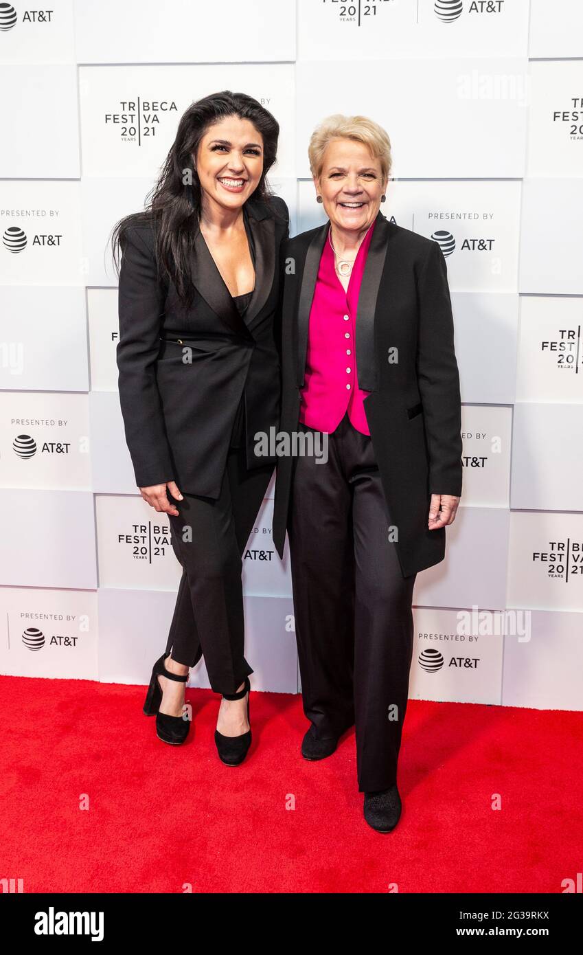New York, NY - June 14, 2021: Alexandra Arrieche and Marin Alsop ...