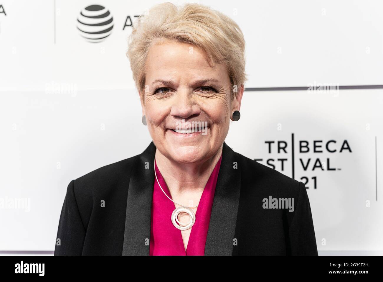 Conductor Marin Alsop attends 2021 Tribeca Festival Premiere of "The Conductor" at Hudson Yards ...