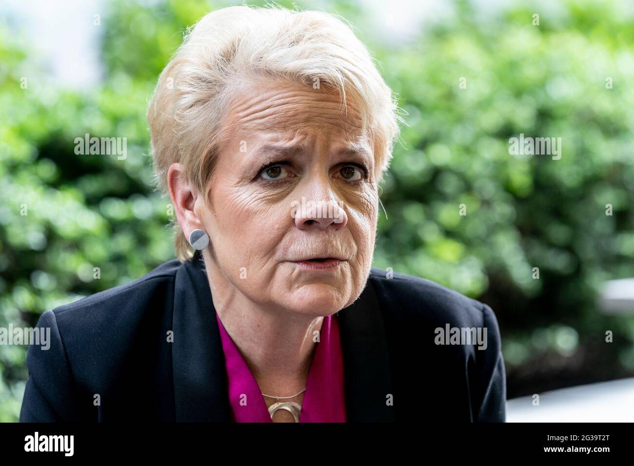 Conductor Marin Alsop attends 2021 Tribeca Festival Premiere of "The Conductor" at Hudson Yards ...