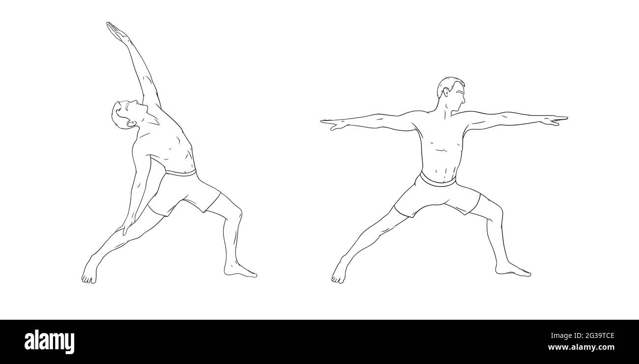 Warrior Pose Sketch