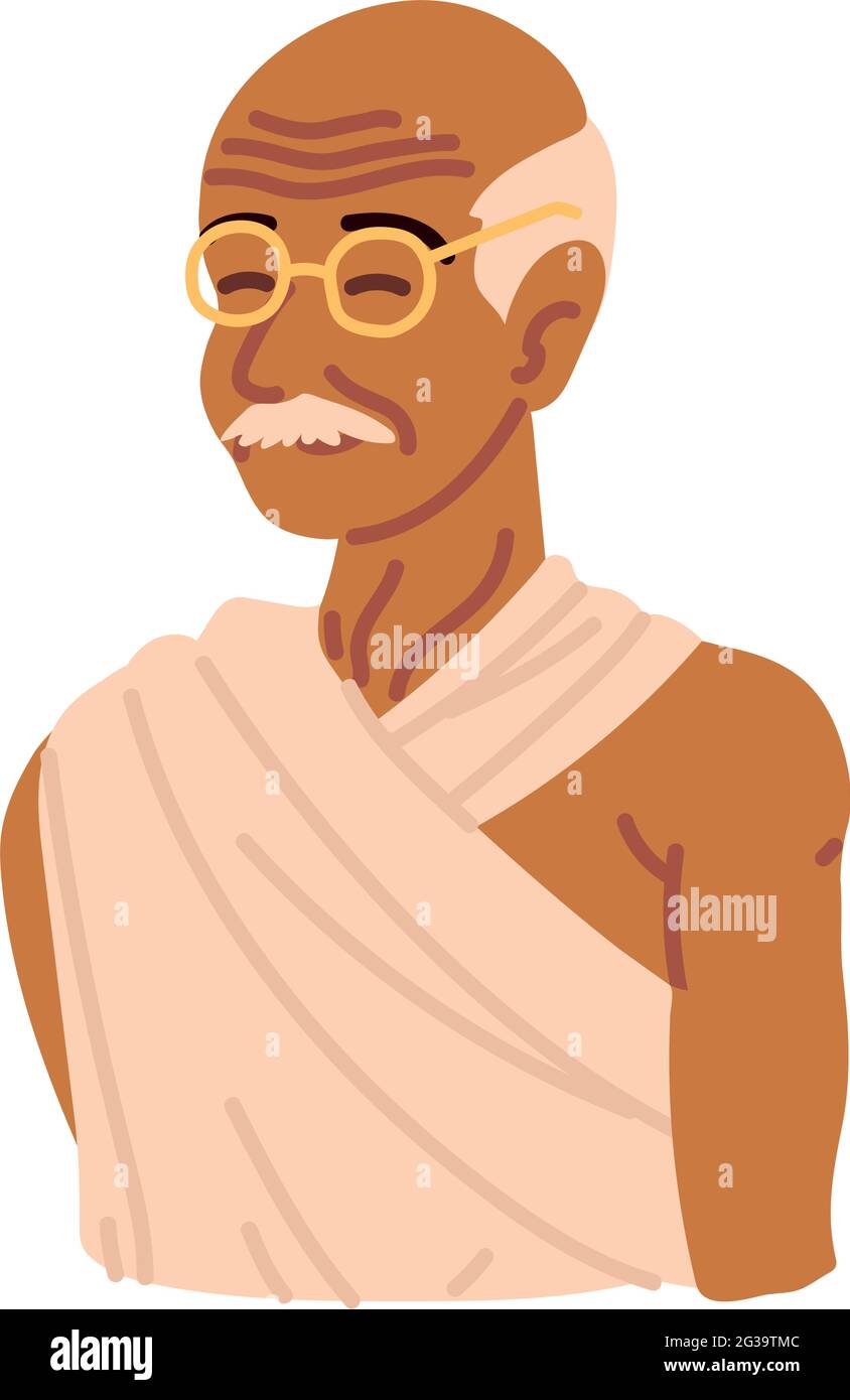 Mahatma gandhi cartoon hi-res stock photography and images - Alamy