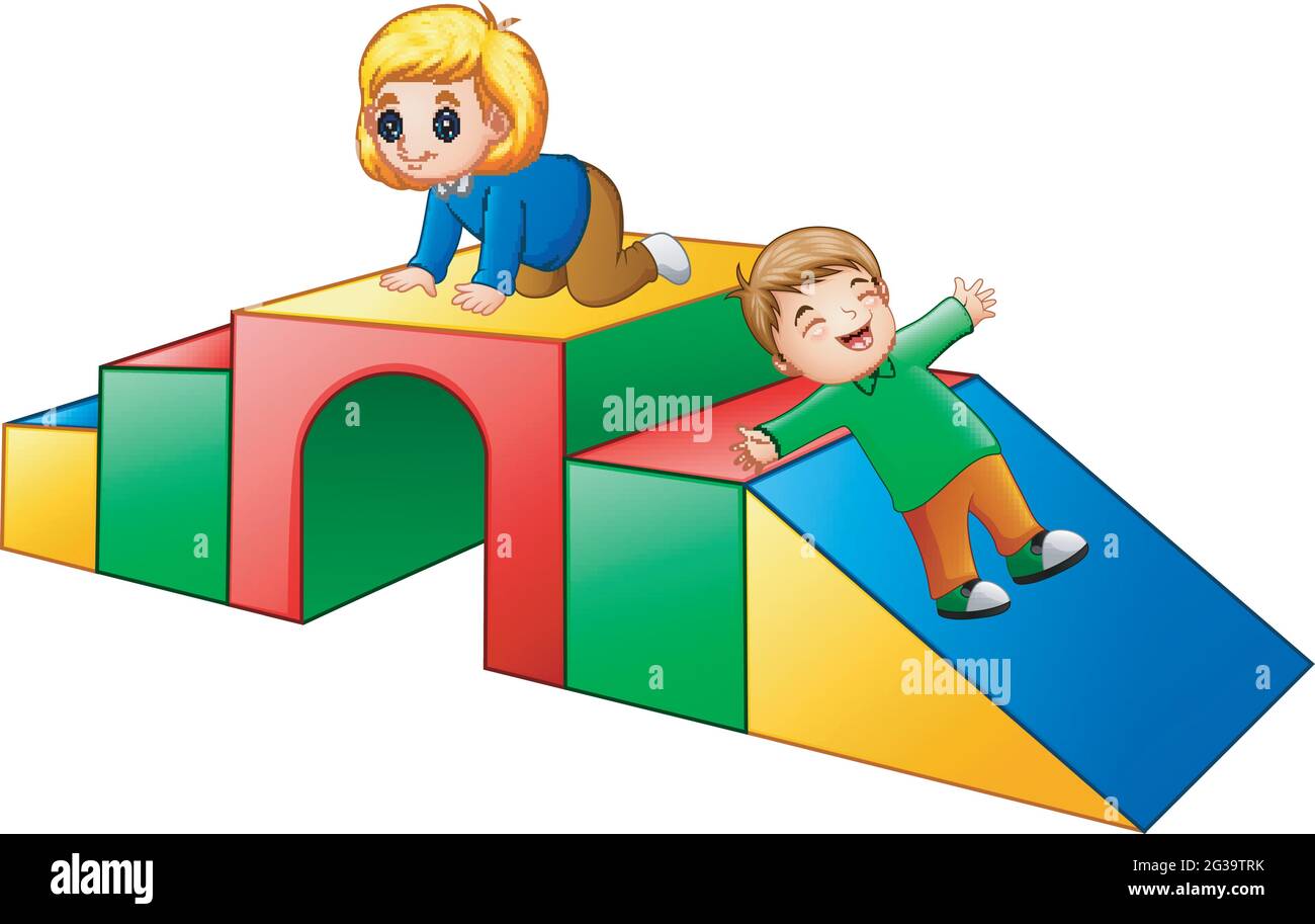 Happy Kids Playing Inside