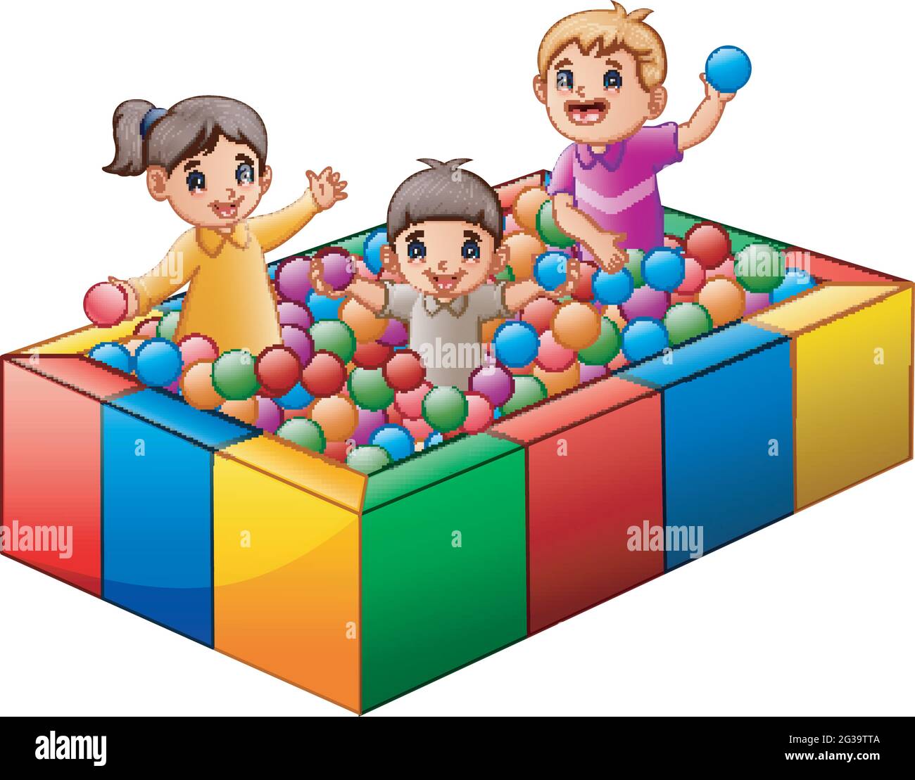 Children having fun on school Stock Vector Images - Alamy