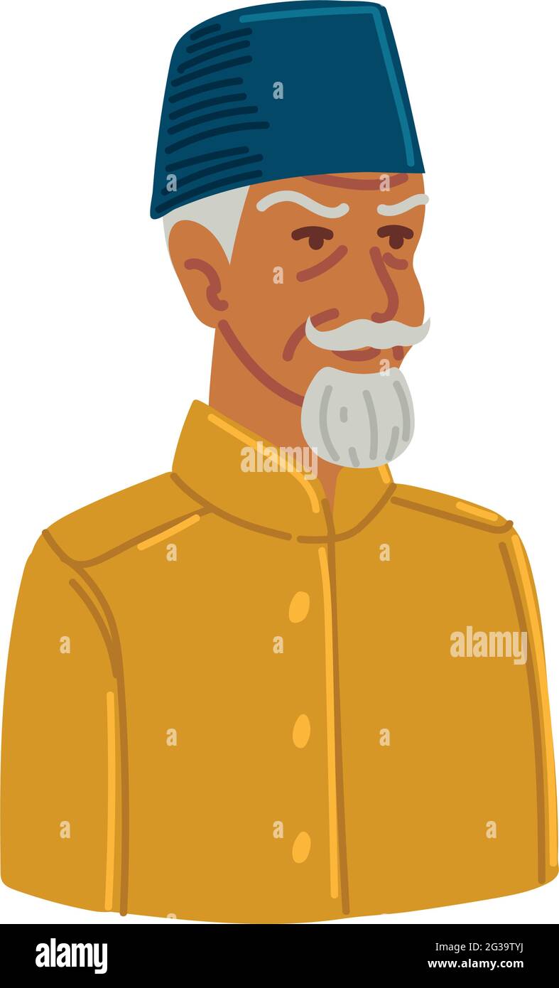 Man Grey Hair Blue Eyes Stock Vector Images Alamy