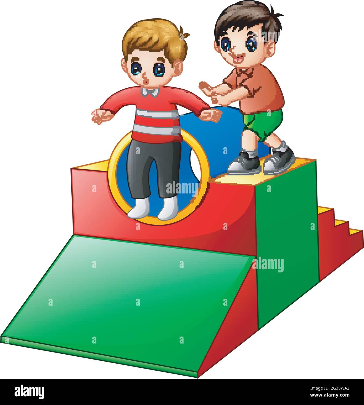 Jumping station Stock Vector Images - Alamy