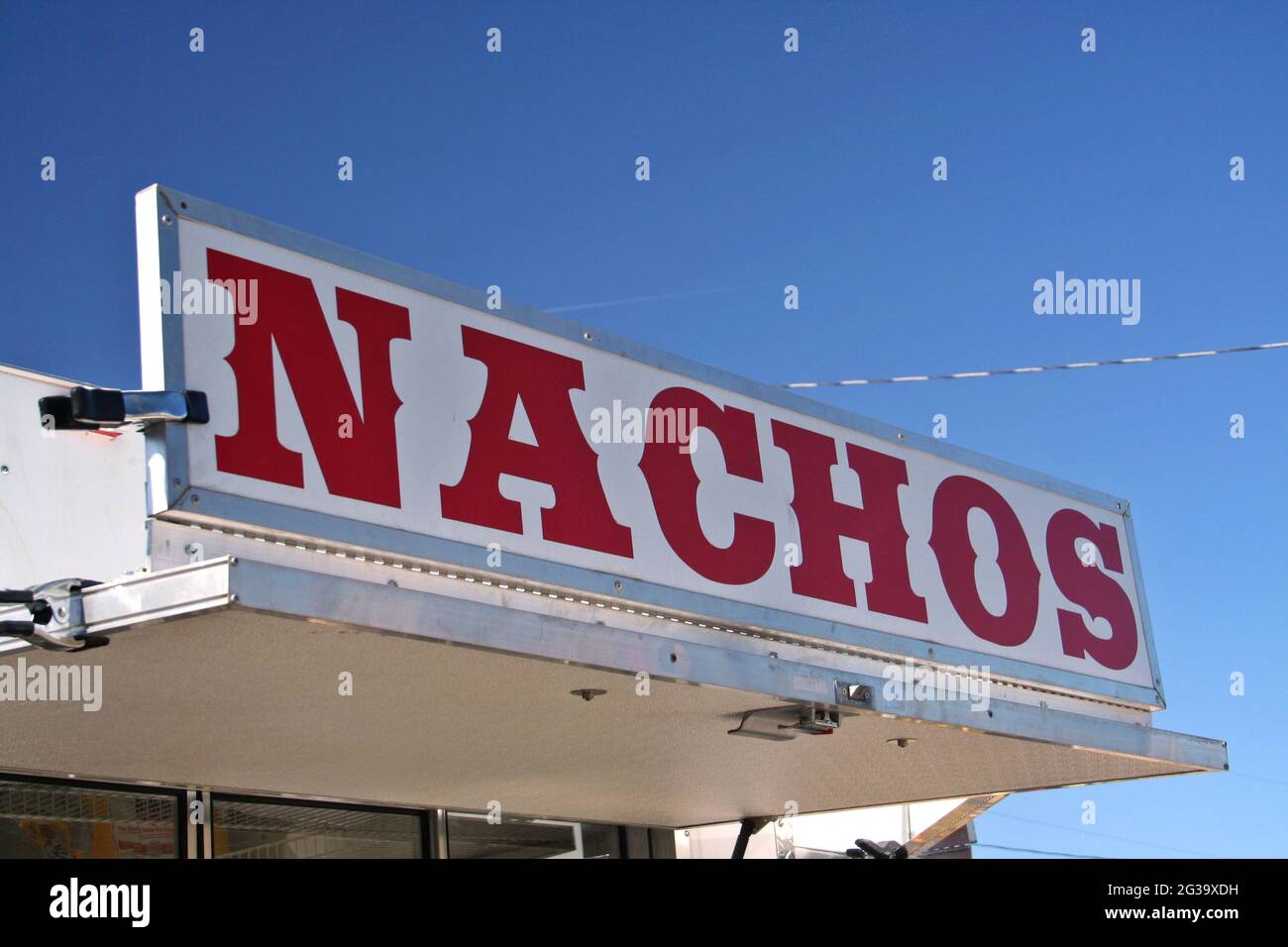 Food Vendor at County Fair Stock Photo - Alamy