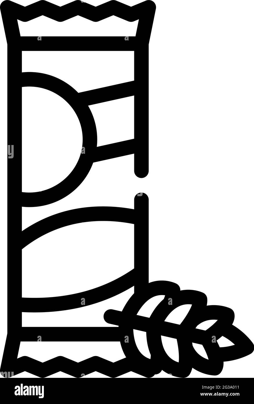 spighe pasta line icon vector illustration Stock Vector Image & Art - Alamy