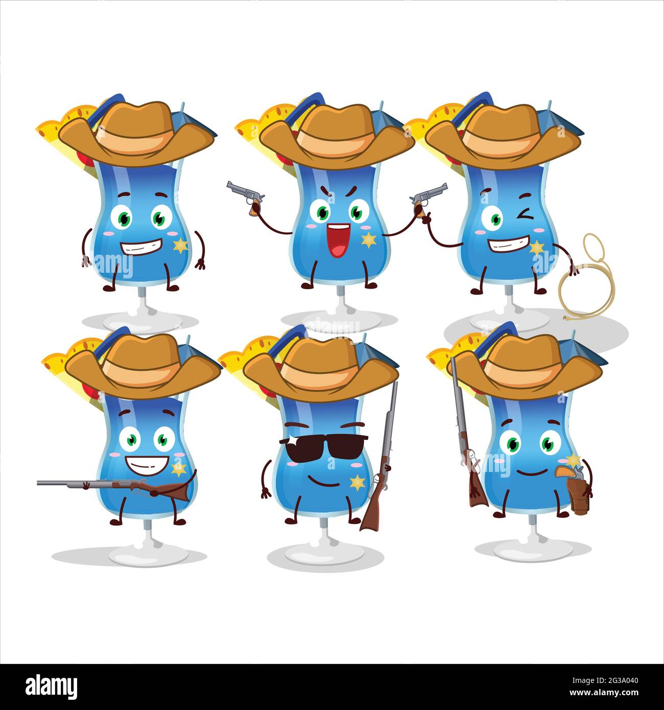 Hawaiian cowboy Stock Vector Images - Alamy