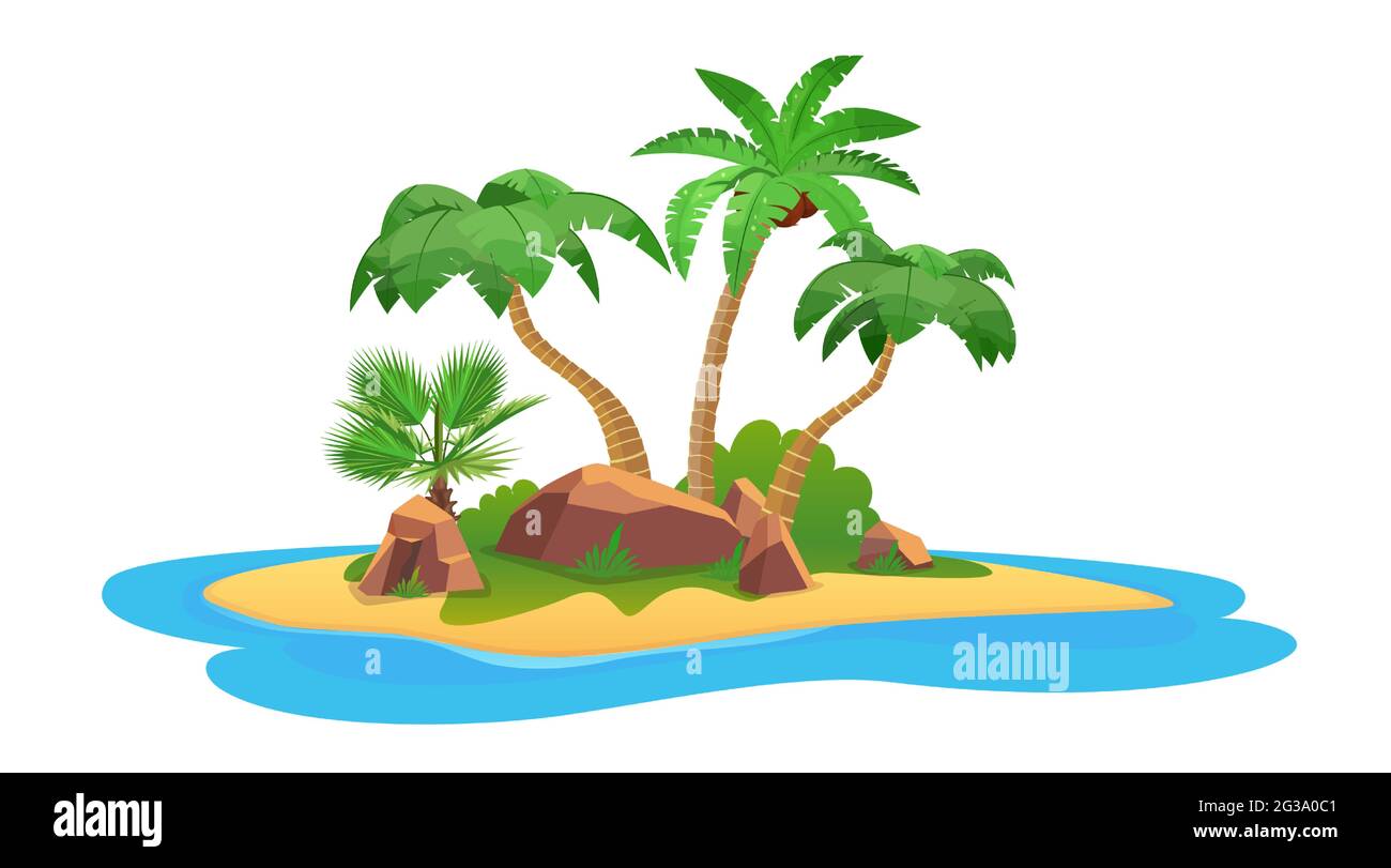 Caribbean island tropical tropics Stock Vector Images - Alamy