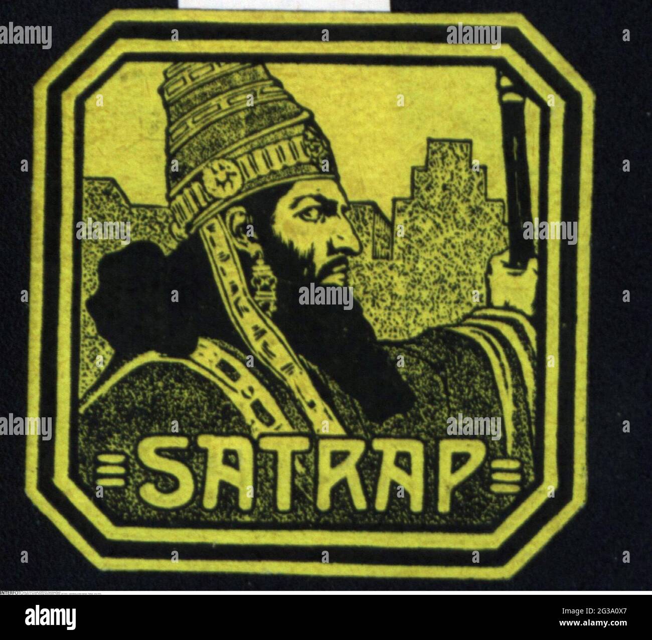 advertising, poster stamps, "Satrap", circa 1910, ADDITIONAL-RIGHTS ...