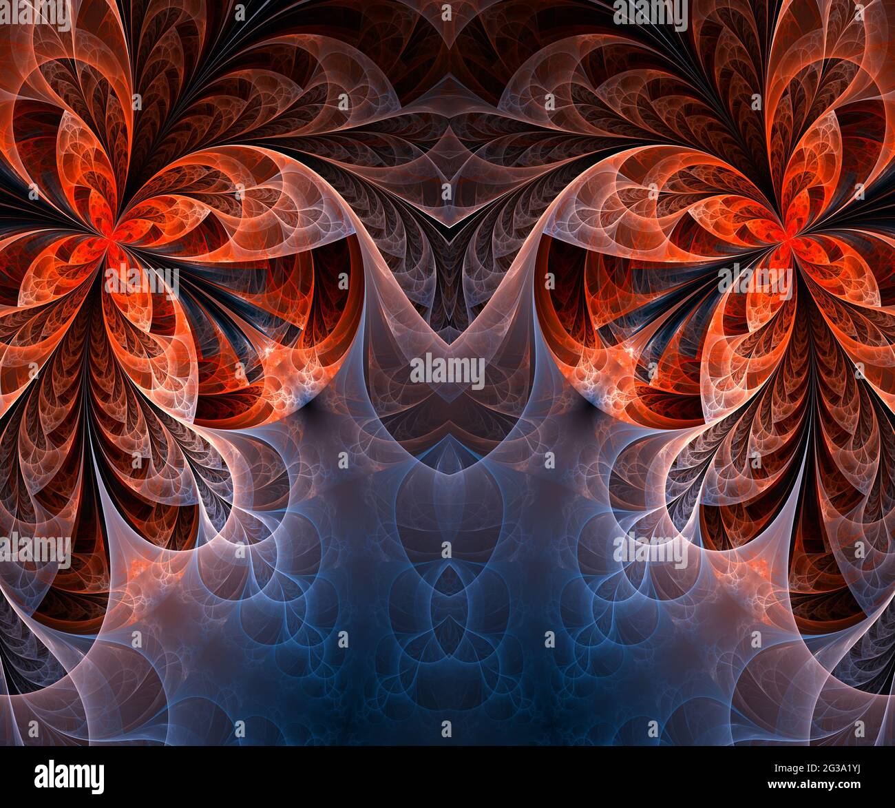 Computer generated fractal artwork for creative art,design and ...