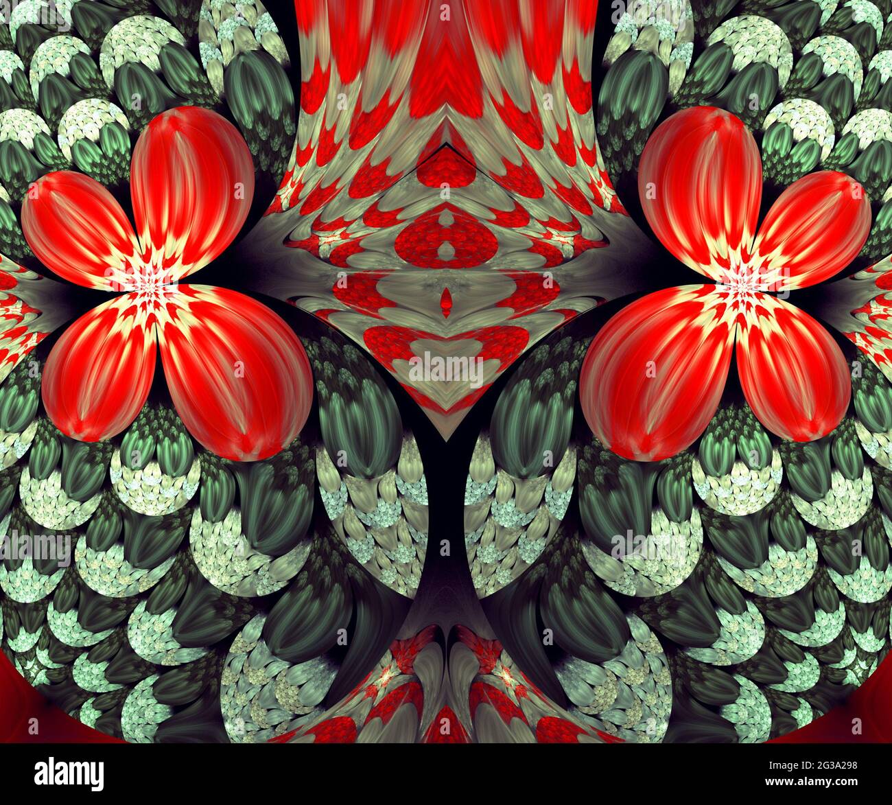 Computer generated fractal artwork for creative art,design and ...