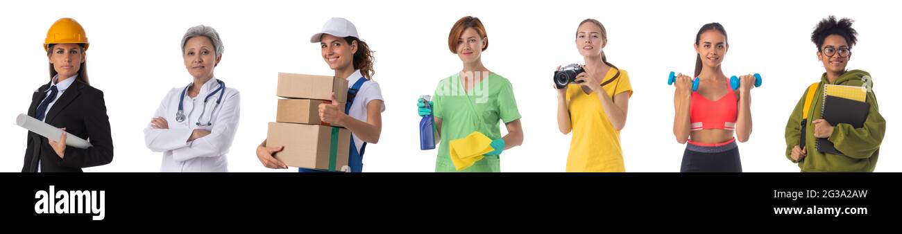 Successful business women different professions hi-res stock ...