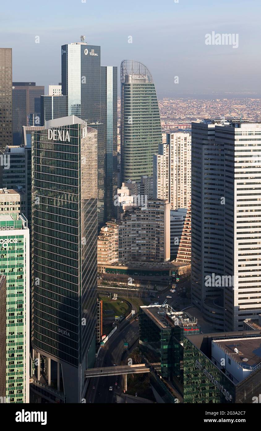 FRANCE, HAUTS DE SEINE (92), COURBEVOIE, LA DEFENSE BUSINESS DISTRICT ...