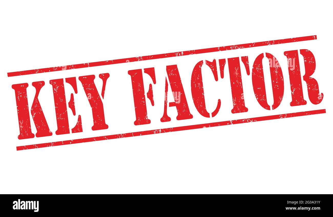 Key factor grunge rubber stamp on white background, vector illustration ...