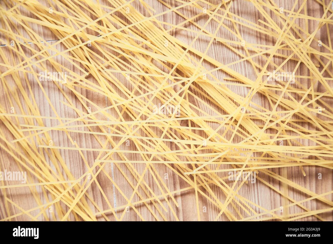 Spaghetti texture in a chaotic manner. View from above Stock Photo - Alamy