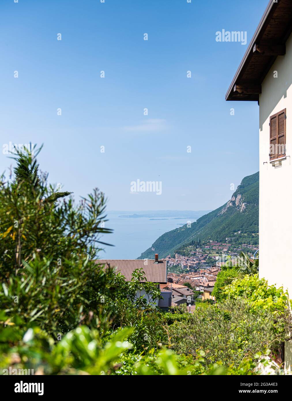 Gardola, Italy. 14th June, 2021. Numerous small villages lie on the ...