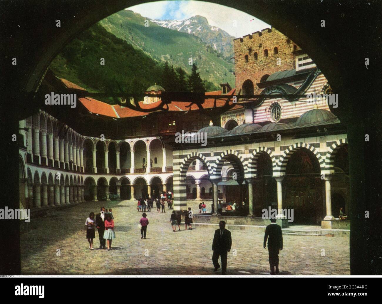 geography / travel historic, Bulgaria, monasteries, Rila, Monastery of ...