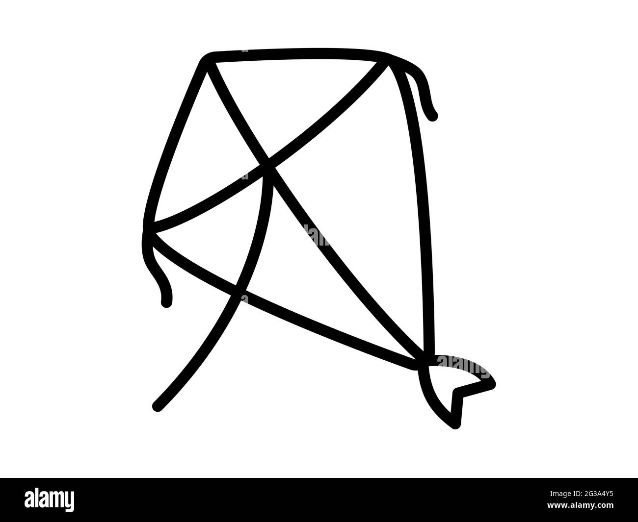 Kite outline icon High Resolution Stock Photography and Images - Alamy