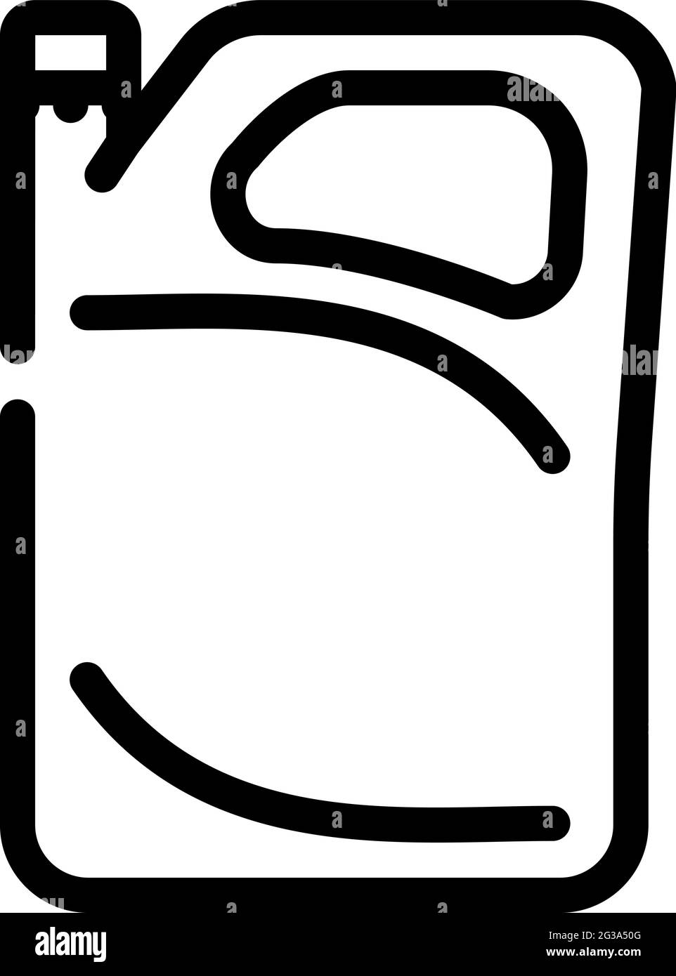 semi-rigid plastic package line icon vector illustration Stock Vector ...