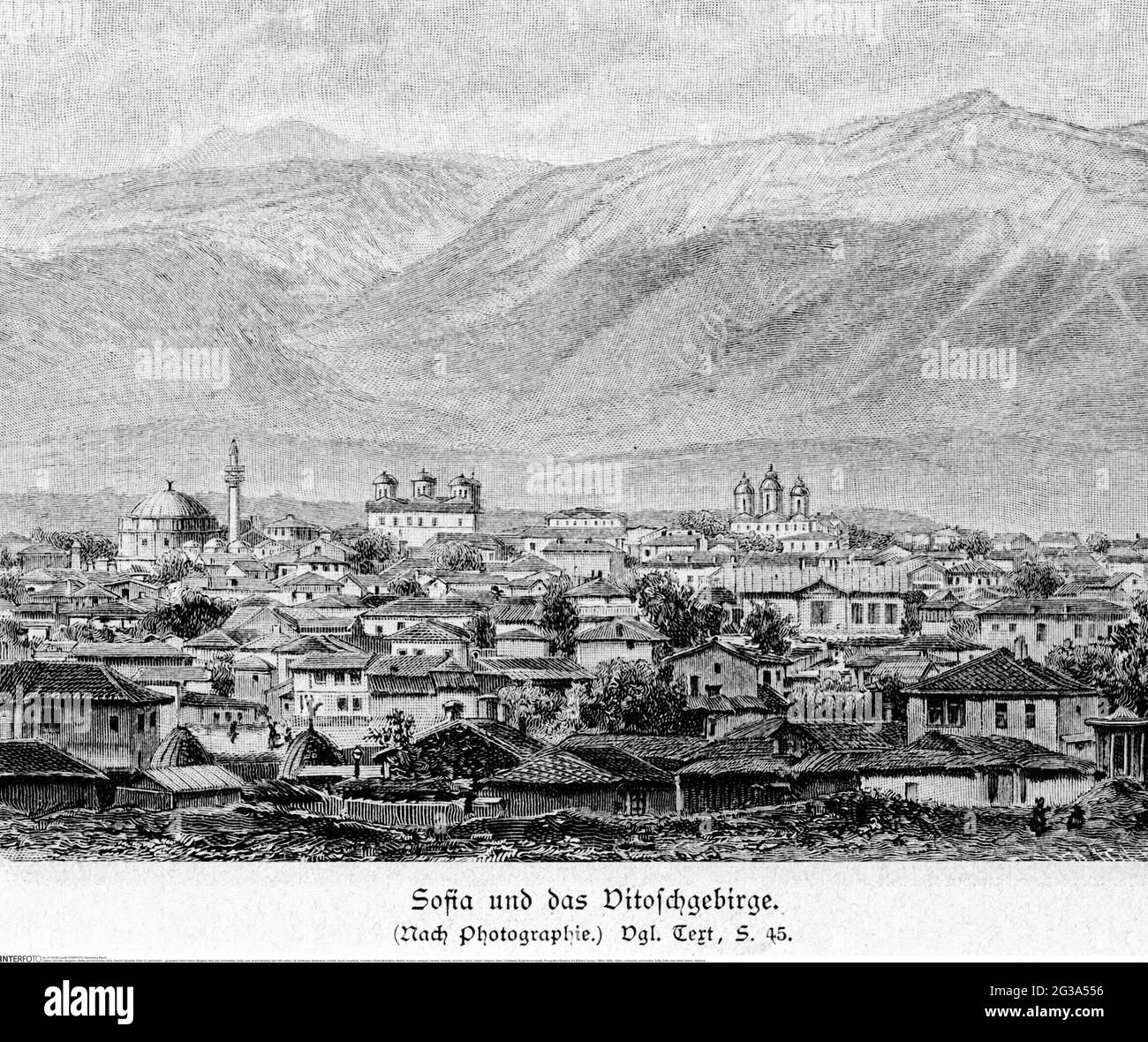 Sofia bulgaria and city view Black and White Stock Photos & Images - Alamy