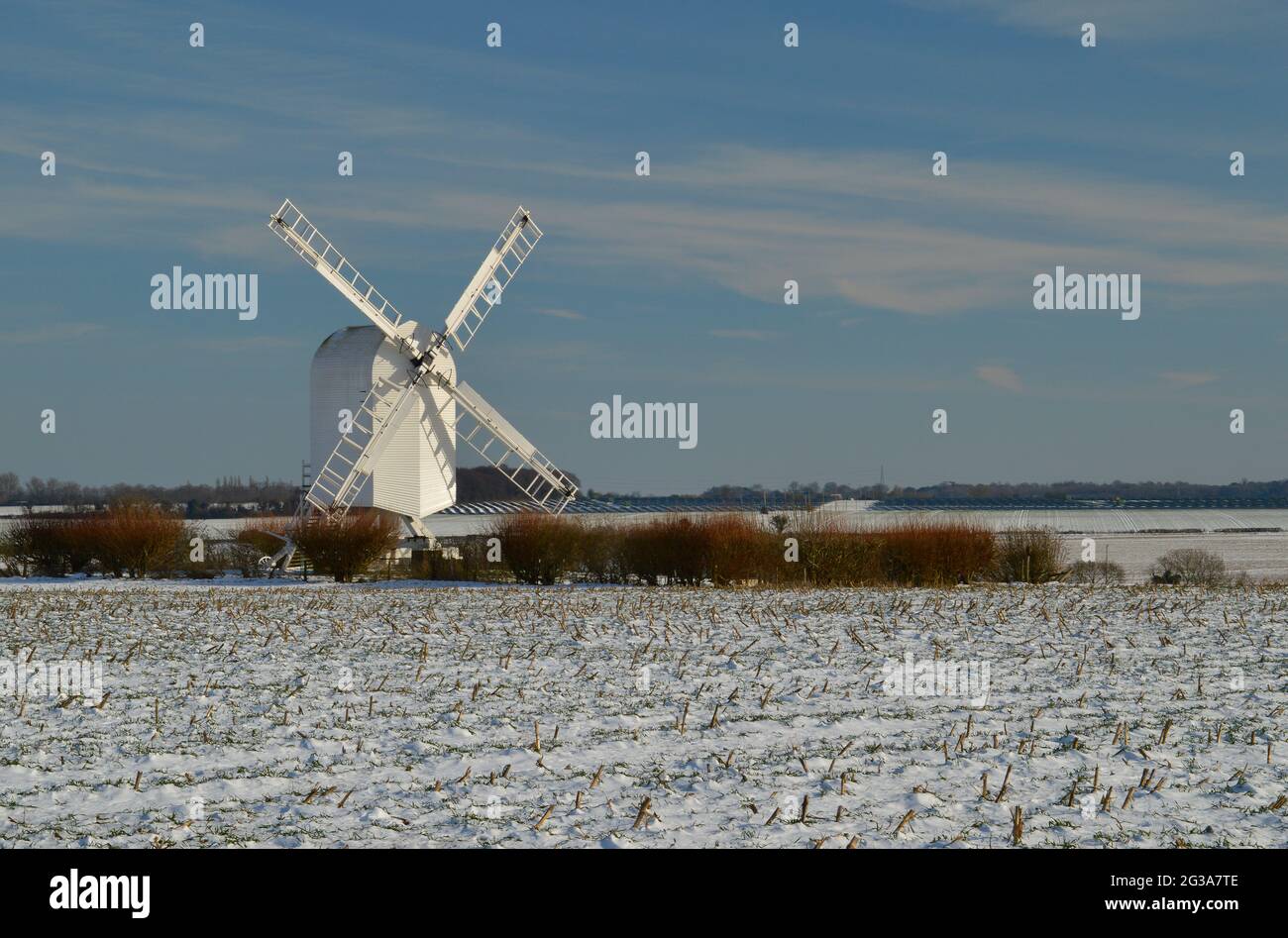 Chillenden Windmill, Kent, England Stock Photo - Alamy